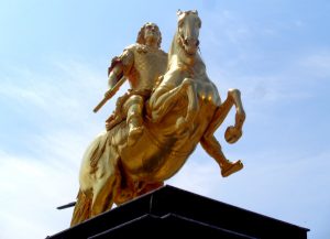 Der Goldende Reiter Dresden, das bekannteste Denkmal der Stadt